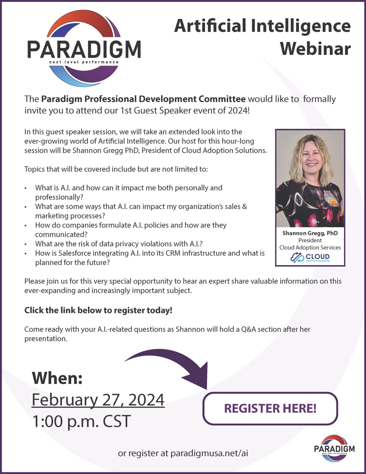 Artificial Intelligence | Paradigm | next level performance